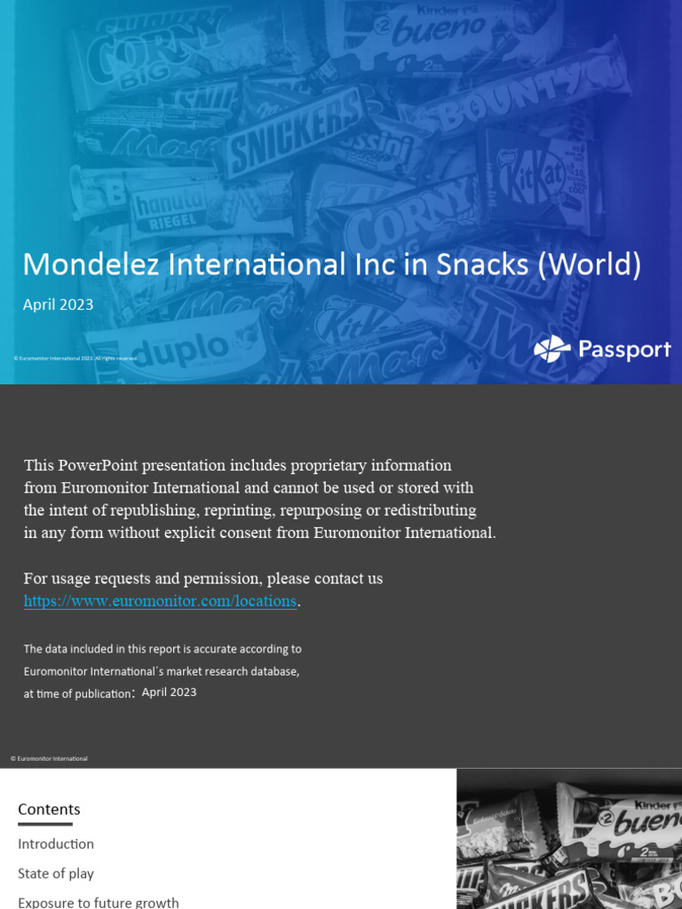 Analysis | PDF | Mondelez International | Brand