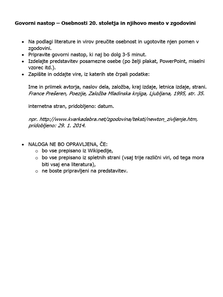 Govorni Nastop | PDF