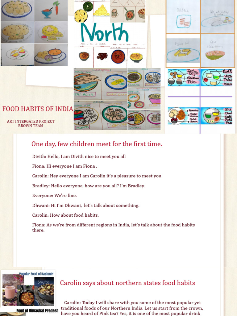 Food Habits Across Indian States | PDF | Indian Cuisine | Chickpea