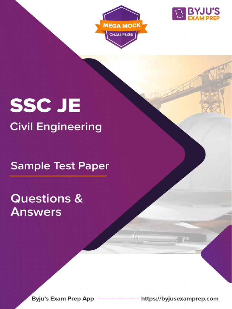 SSC Je Ce Sample Test Paper 661689925181979 | PDF | Stress (Mechanics ...