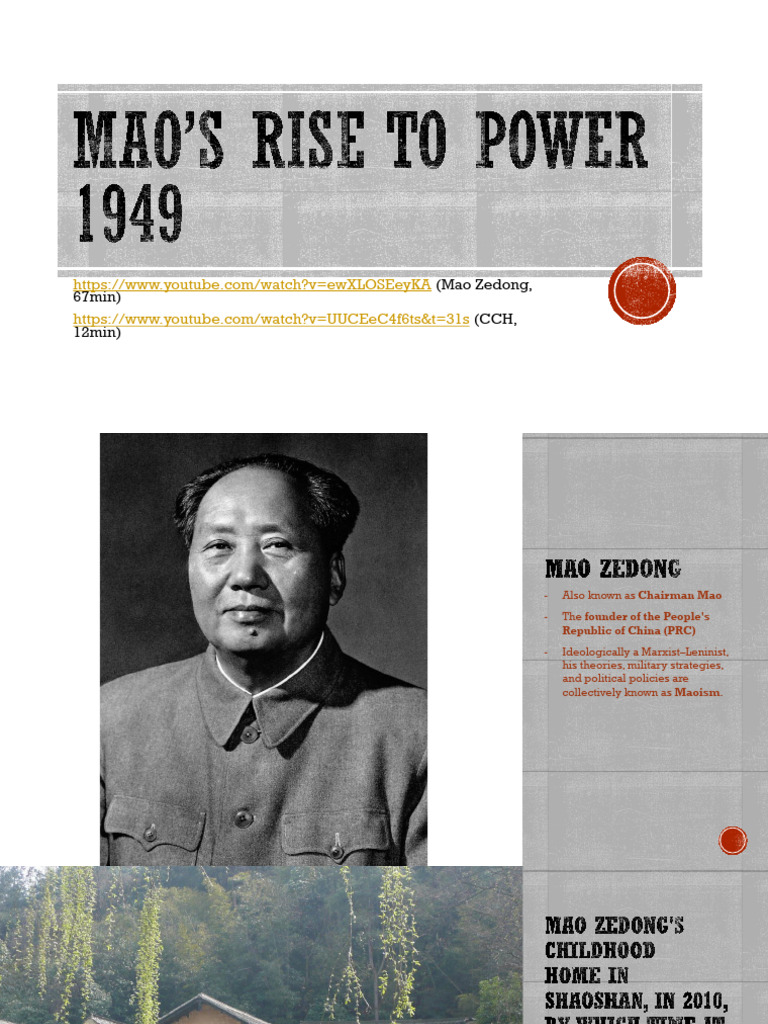 Mao Zedong's Rise to Power in 1949 | PDF | Mao Zedong | Kuomintang