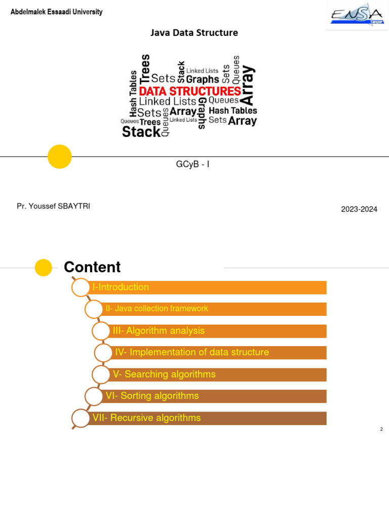 Data Structure and Algorithm Analysis - 2023-2024 | PDF | Queue (Abstract Data Type) | Data ...
