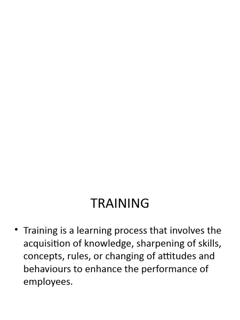 Training and Induction | PDF | Sampling (Statistics) | Learning