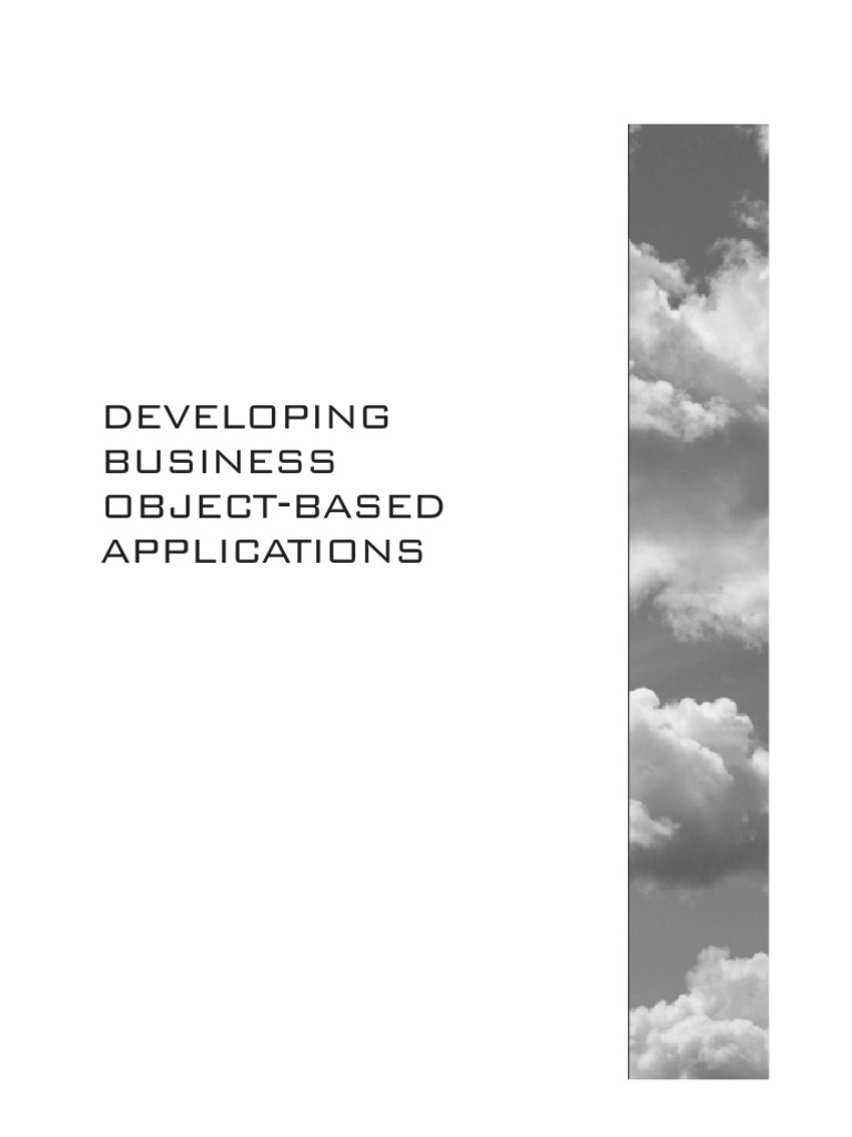 Developing Business Object-Oriented Apps | PDF | Method (Computer ...