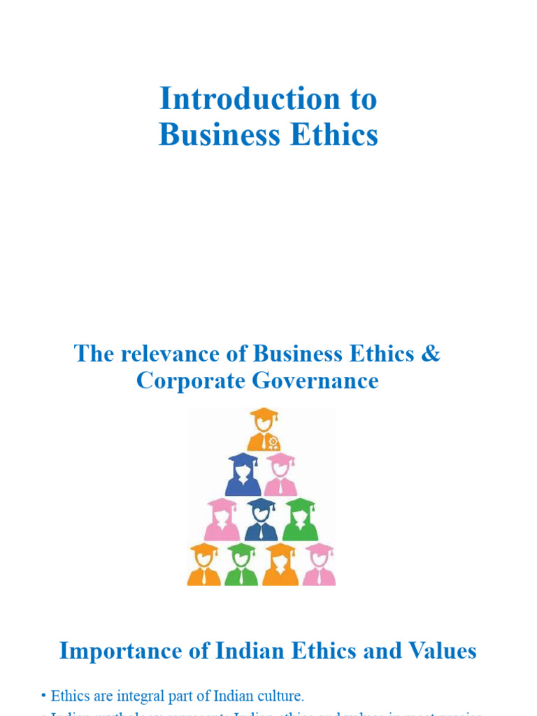Business Ethics Class 1 | PDF | Business Ethics | Morality