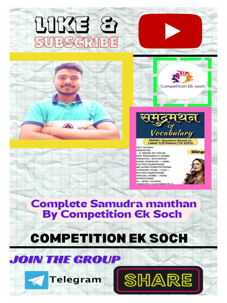 Samudra Manthan Vocabulary by Rani Madam | PDF