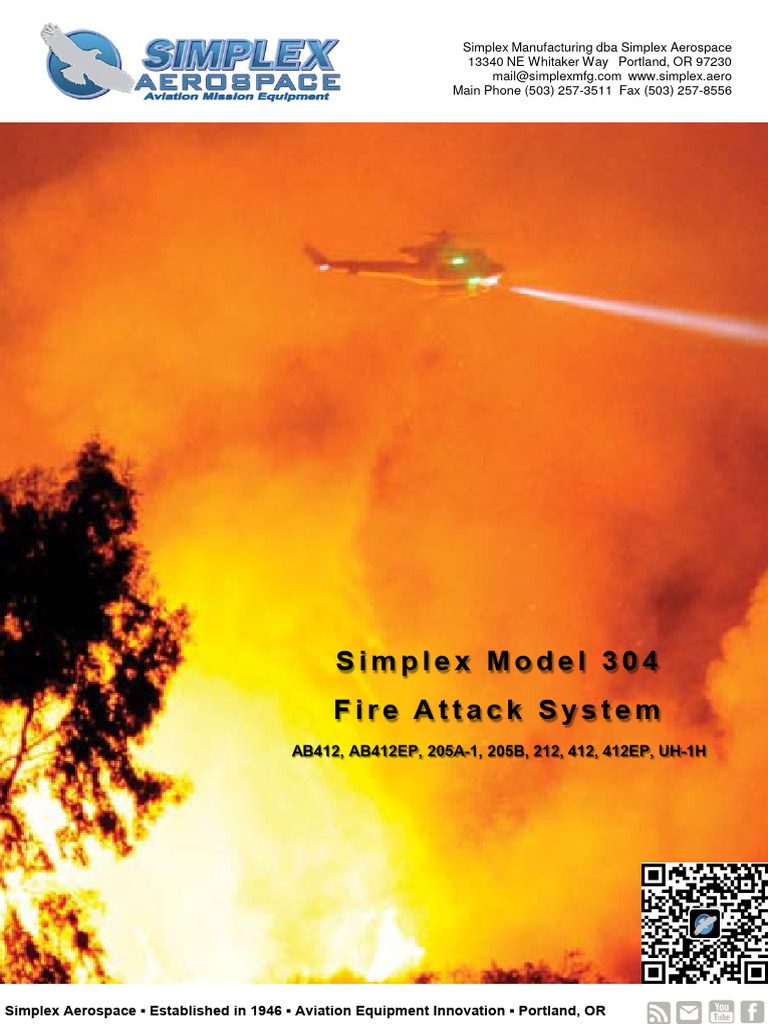 Simplex Model 304 Fire Attack System | PDF | Bell Uh 1 Iroquois | Aerospace