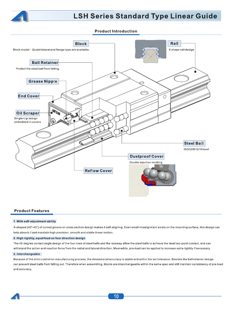 Airtac LSH Series Linear Guide | PDF