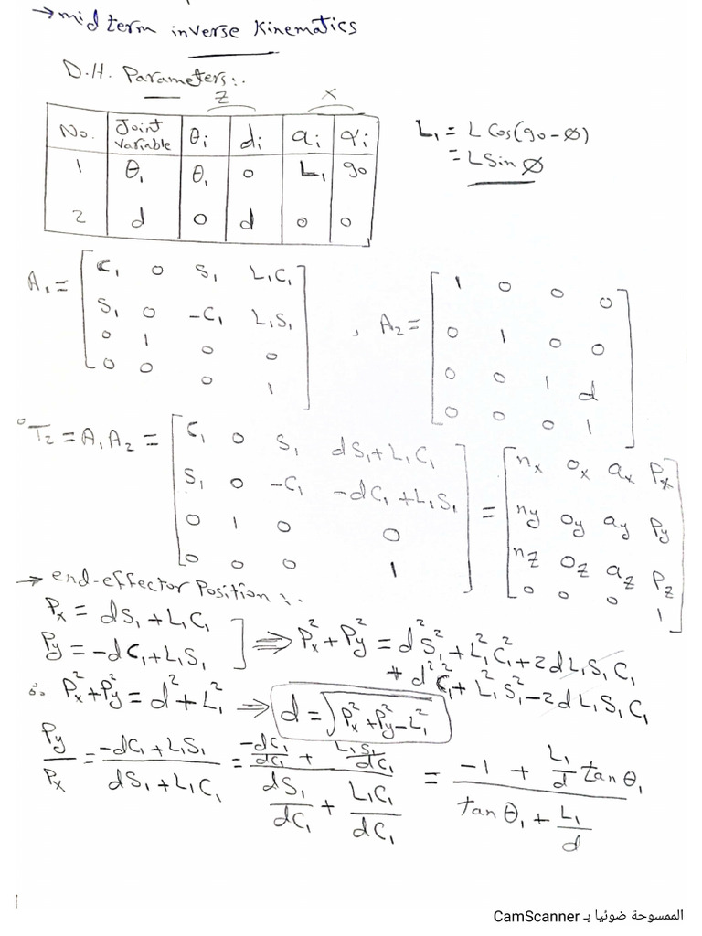 Inverse Kinematics + Trajectory Generation | PDF Inverse Kinematics + Trajectory Generation | PDF