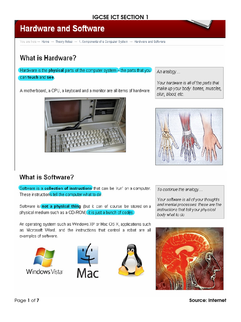 IGCSE ICT Study Guide | PDF
