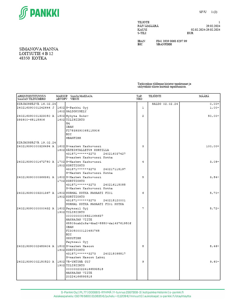 Statements | PDF
