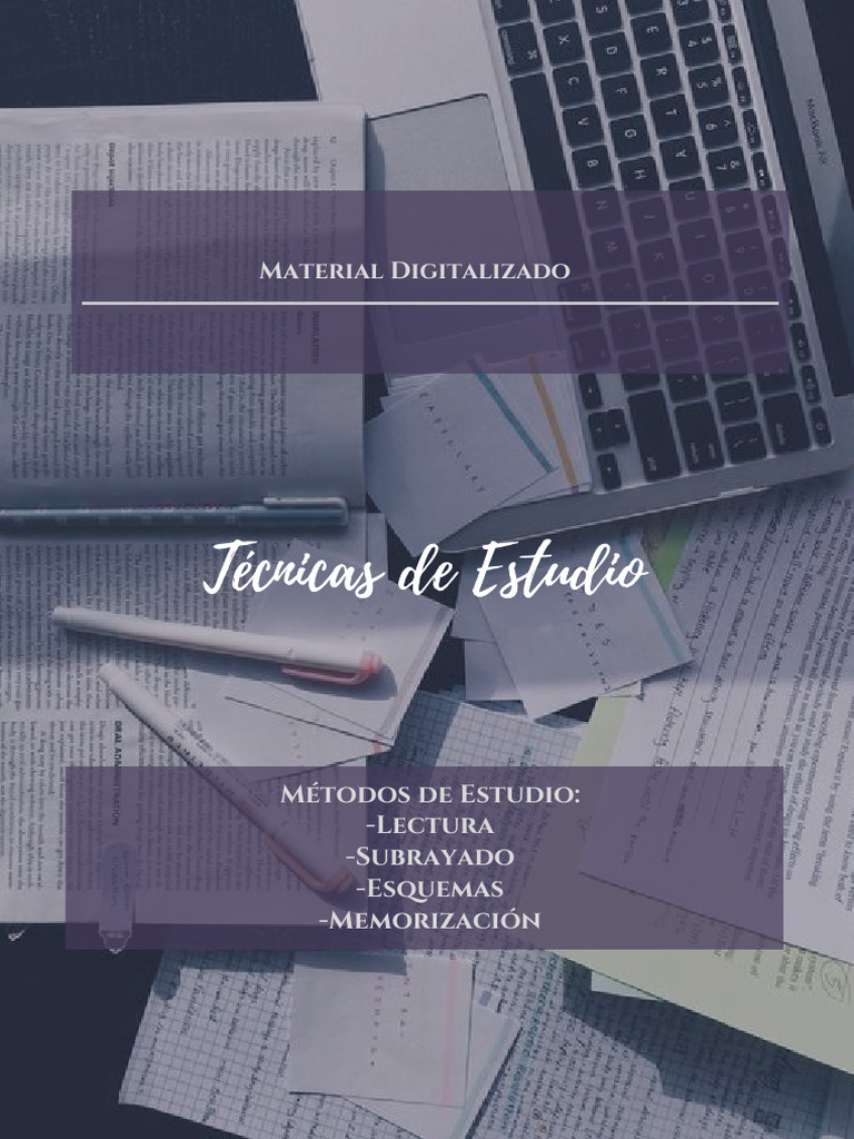Cuadernillo Técnicas de estudio | PDF | Habilidades de estudio | Anfibio