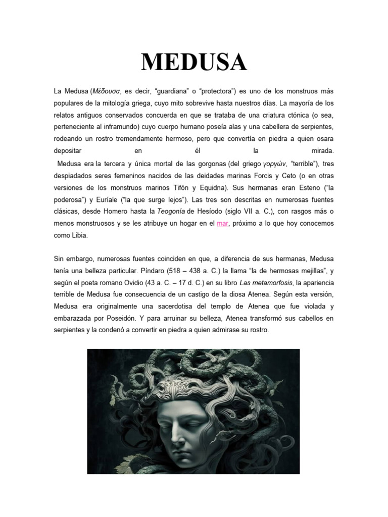 Medusa | PDF | Medusa | Minotauro