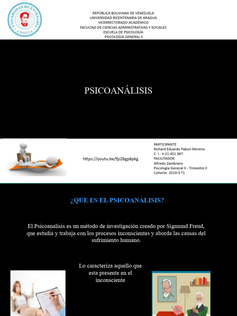 El Psicoanalisis | PDF | Psicoanálisis | Mente inconsciente