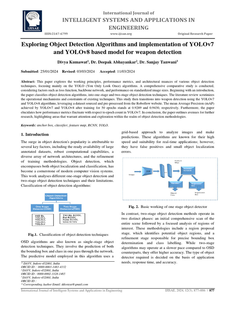YOLOv7 and YOLOv8 for Weapon Detection | PDF | Deep Learning | Computer ...