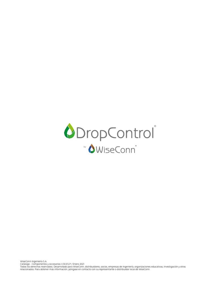 Catalogo DropControl 2021 | PDF | Microsoft Excel | Computación en la nube