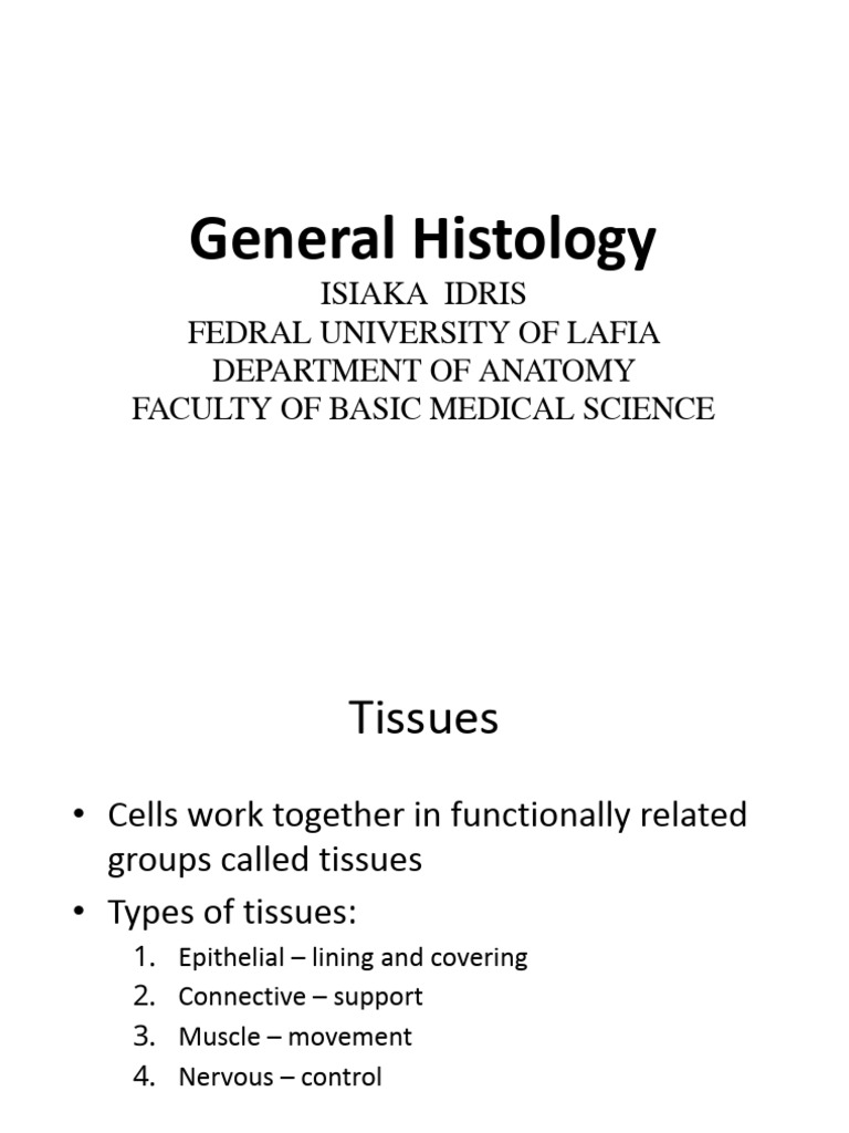 Basic Histology-1 | PDF | Epithelium | Morphology (Biology)