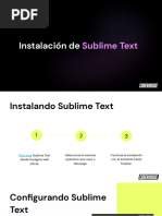 Manual de Instalacion de Sublime Text | PDF | Programa de computadora | Programación