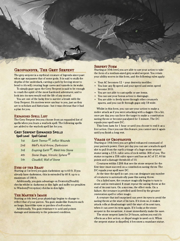 Pact of The Grey Serpent4 | PDF