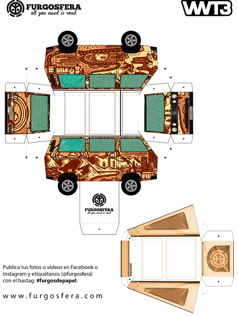 Furgosfera DIY Paper Van - by TanjaB | PDF