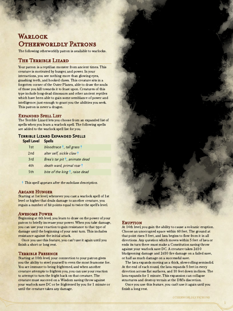 Terrible Lizard - 170508444 | PDF