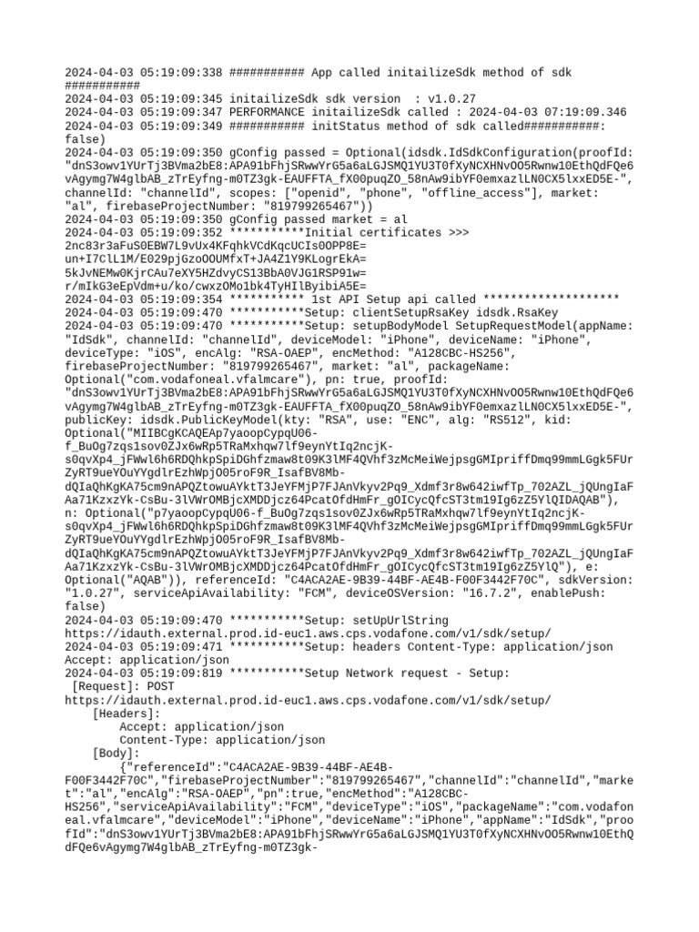 SDK Initialization Log | PDF | Computer Science | Cyberwarfare
