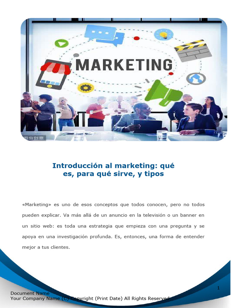 Semana 2. Introducción Al Marketing | PDF | Marketing | Publicidad digital