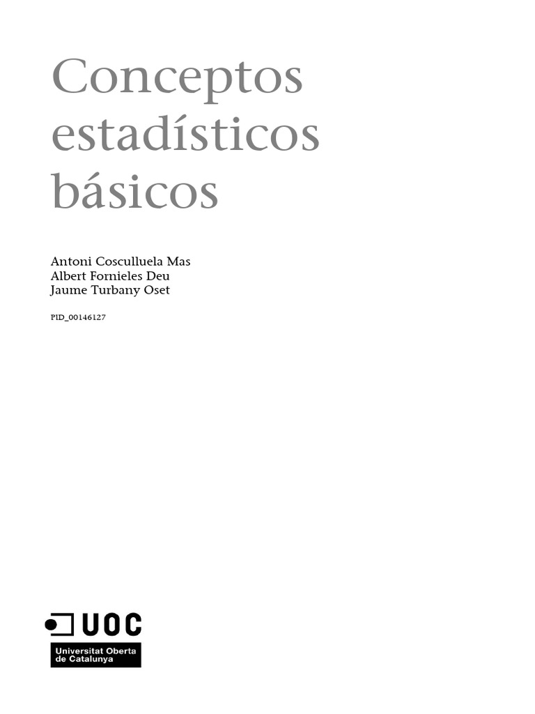 Módulo 1. Conceptos Estadísticos Básicos | PDF | Estadísticas | Nivel de medida