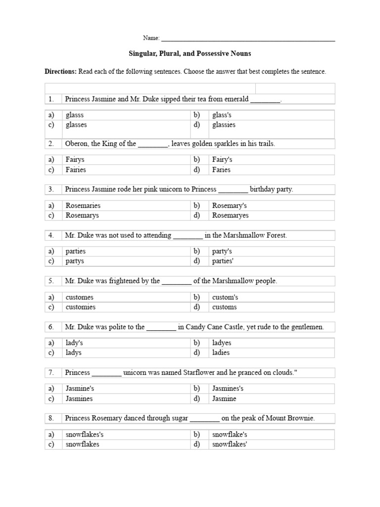 Nouns Homework | Download Free PDF | Desserts | Foods