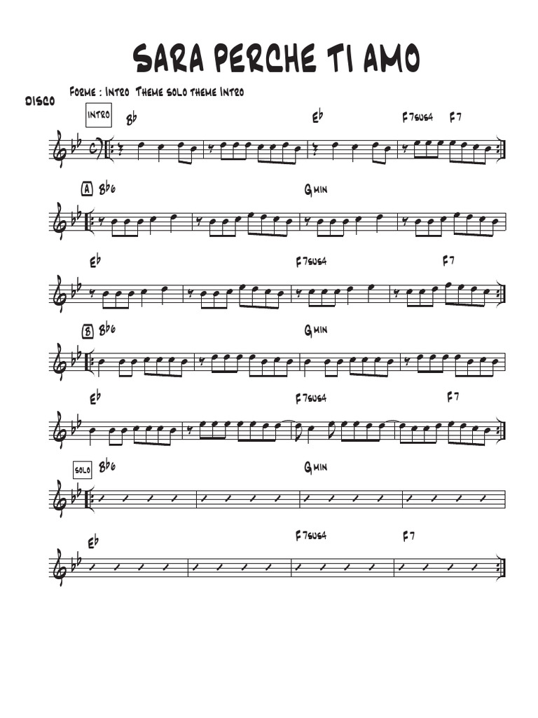 Sara perche ti amo | PDF