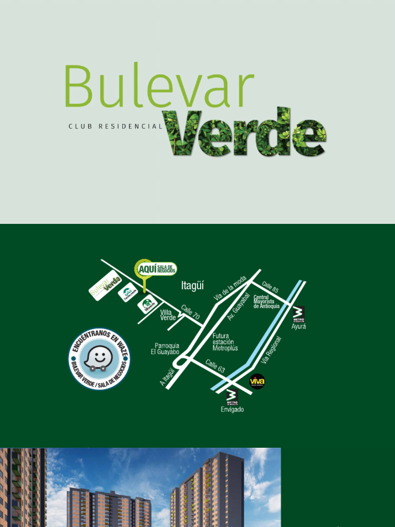 Proyecto Club Residencial Bulevar Verde | PDF