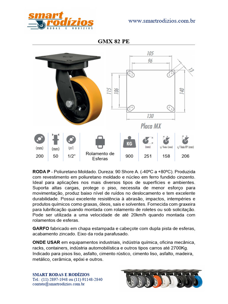 Ficha Tecnica Smart - GMX 82 Pe | PDF | Tecnologia e Engenharia