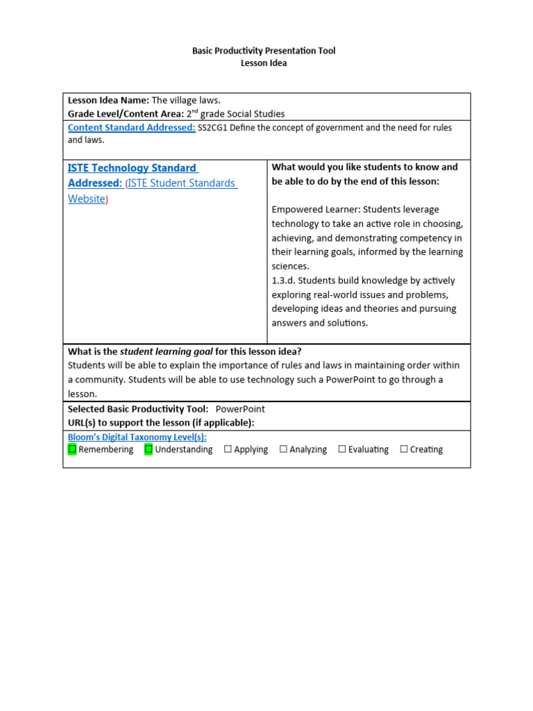 Storytelling Lesson Plan | Download Free PDF | Learning | Behavior ...