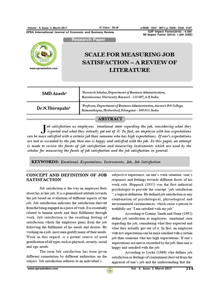 Ew201703 01 001771 | Download Free PDF | Job Satisfaction | Applied ...