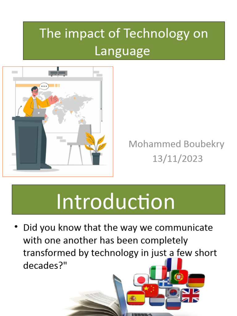 The Impact of Technology on Language | PDF