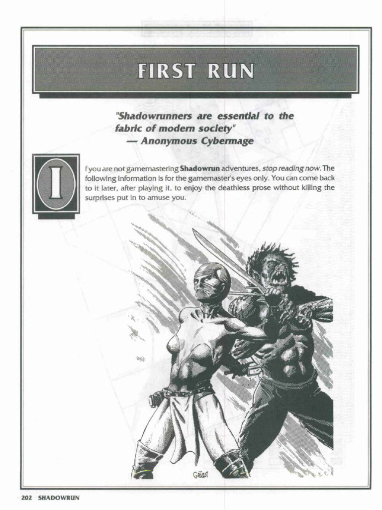 Shadowrun Food Fight Classic | PDF