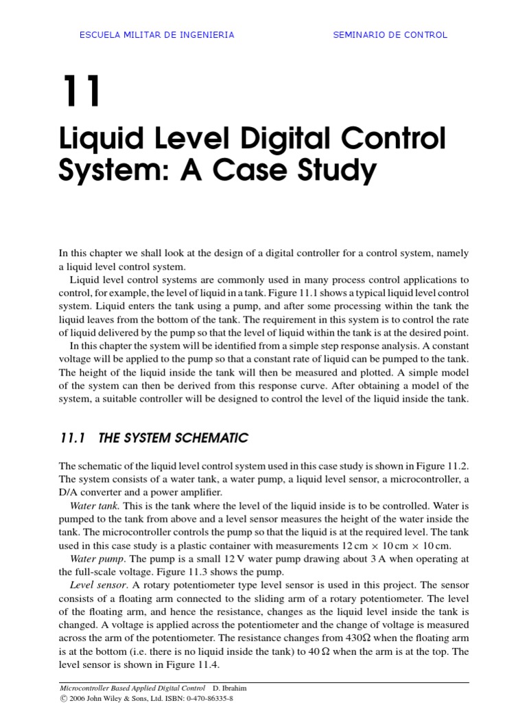 10 EMI 12 Liquid Level Digital Control System A Case Study | Download Free PDF | Control Theory ...