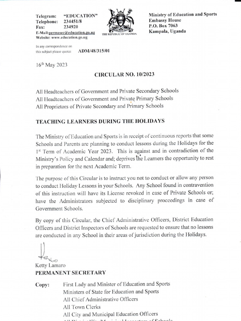 Circular No. 10-2023 | PDF