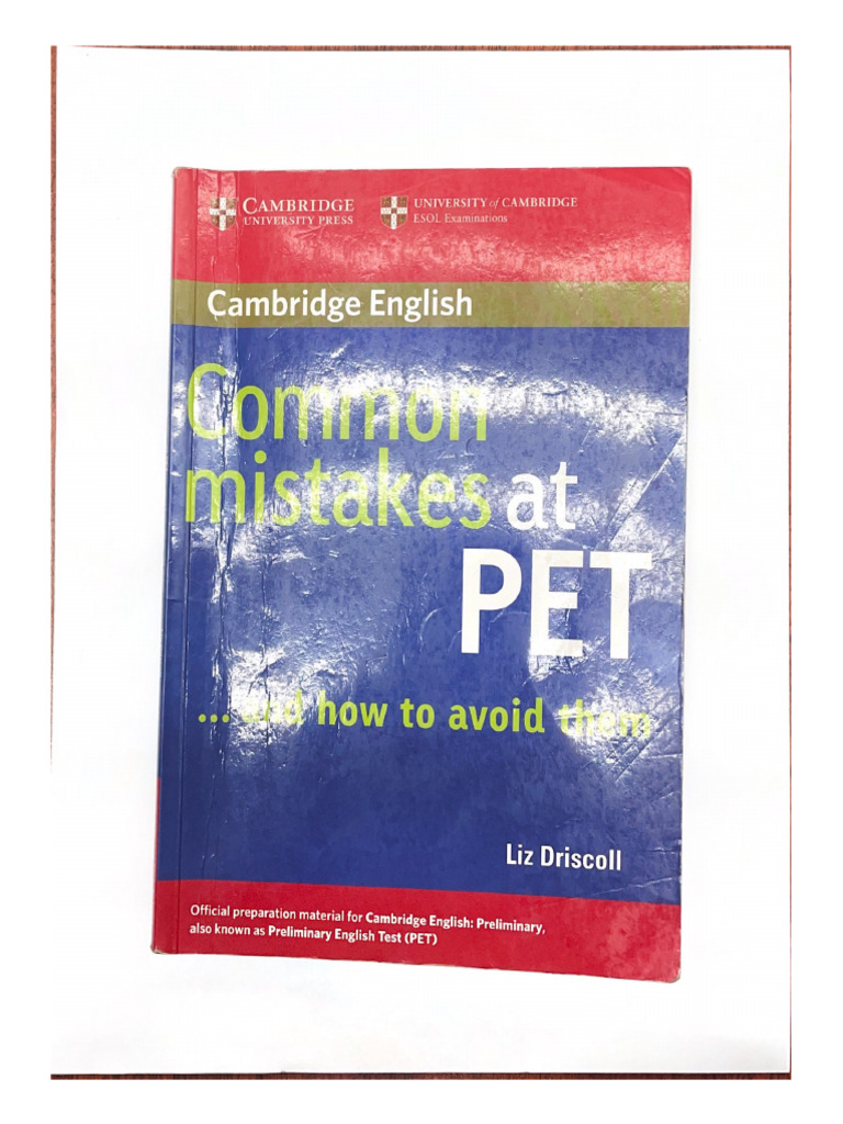 Common Mistakes at PET | PDF