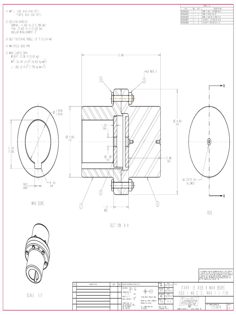 Lovejoy FARR Coupling Catalog | PDF