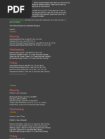 Ryan Humiston Workout - Shareable | PDF | Anatomical Terms Of Motion ...