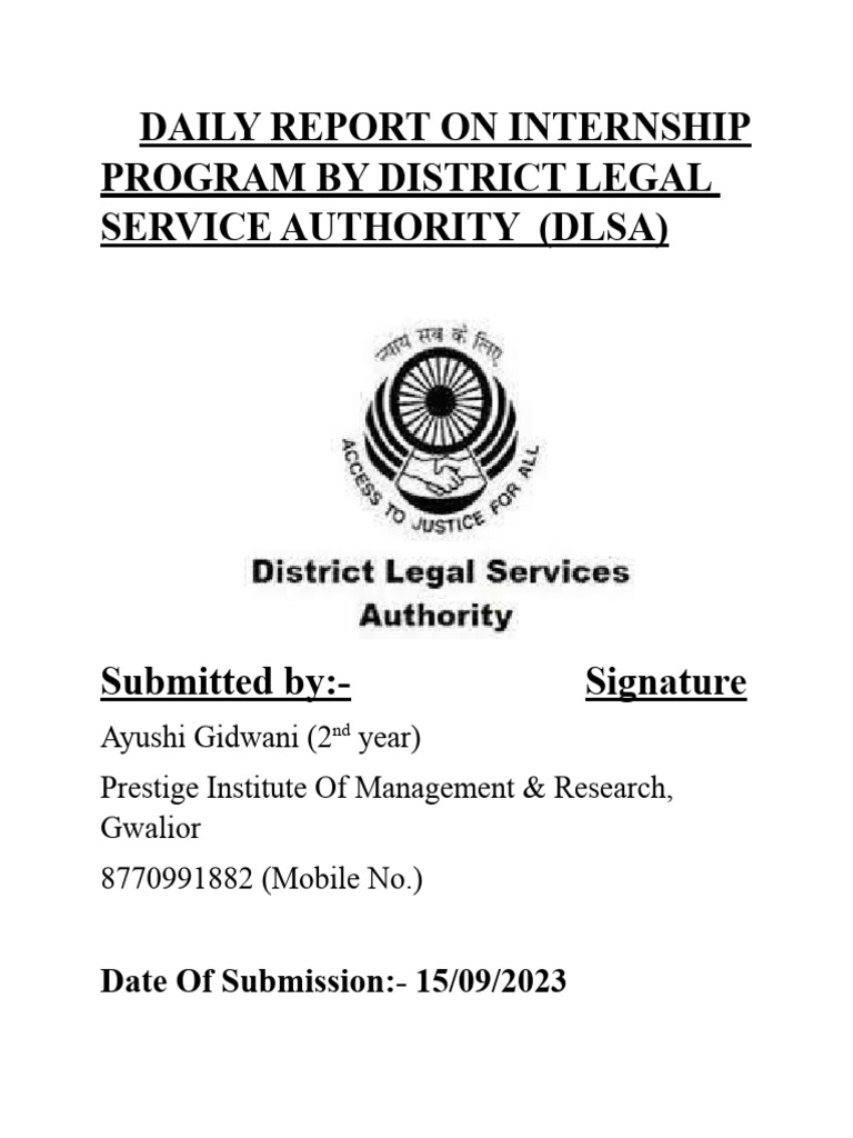 Dlsa Final Report | PDF | Lawsuit | Labour Law