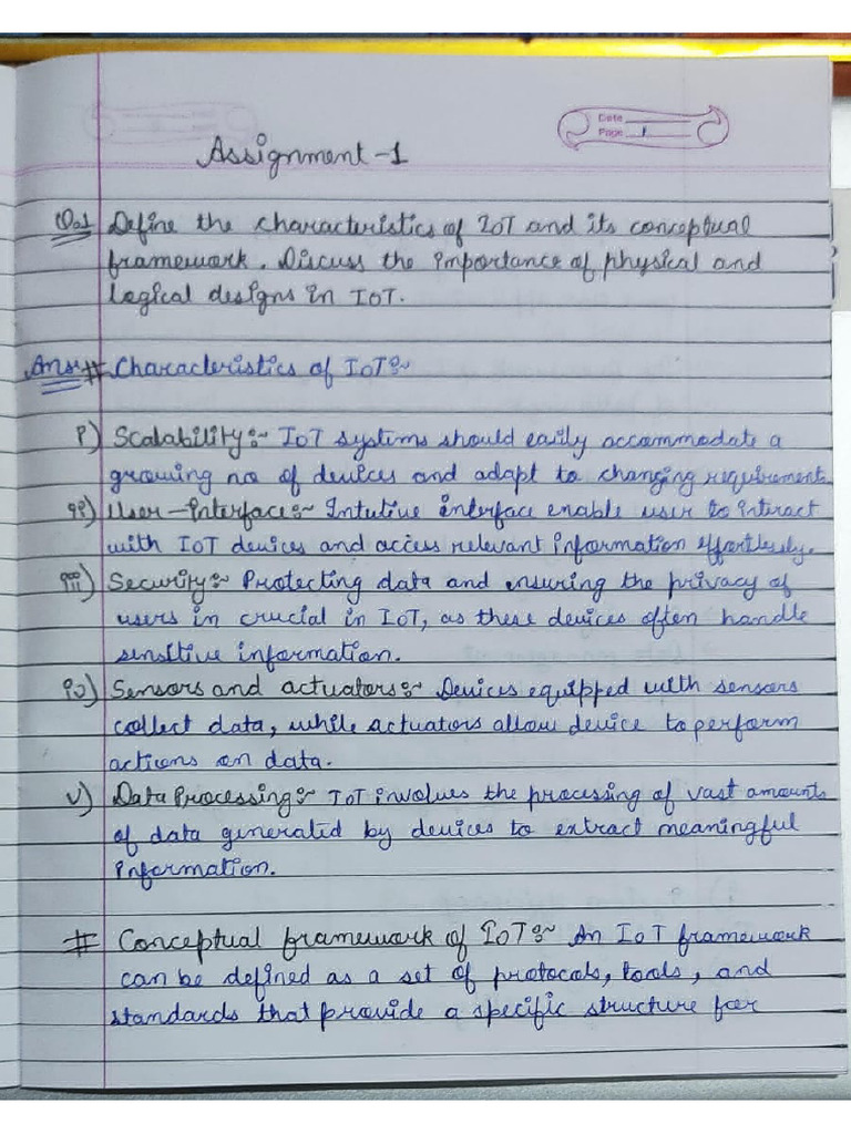 IoT Assignment | PDF