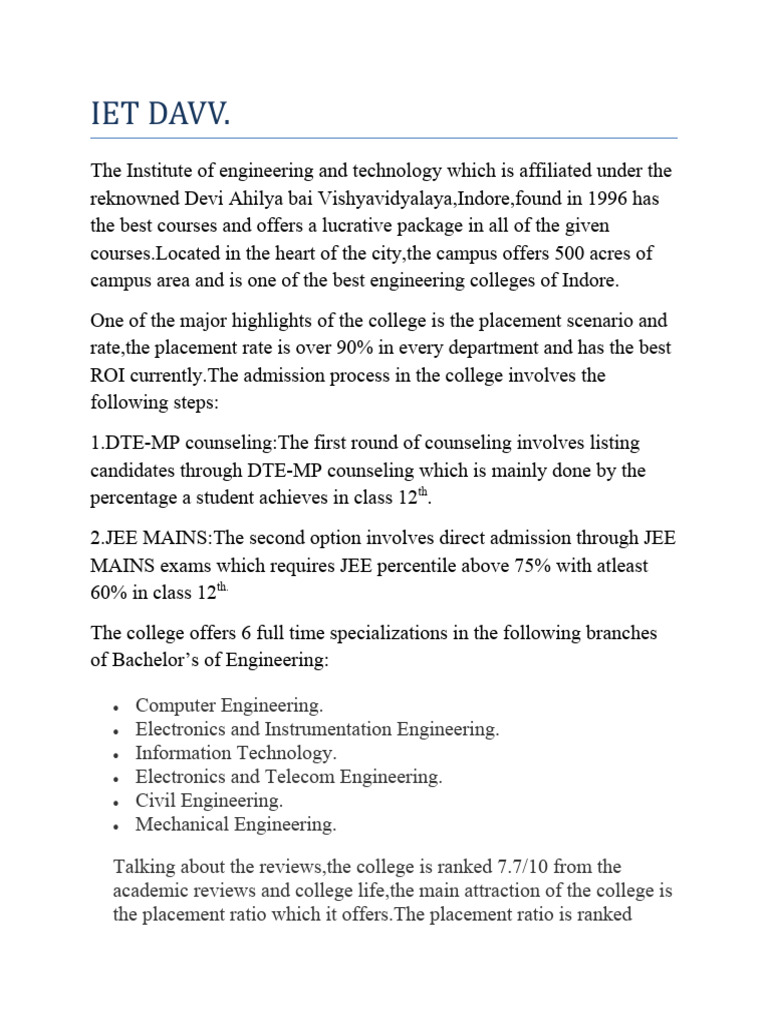 Iet Davv | PDF
