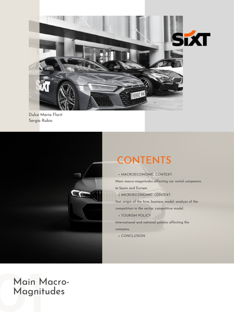 SIXT PRESENTATION | PDF | Car Rental | Macroeconomics
