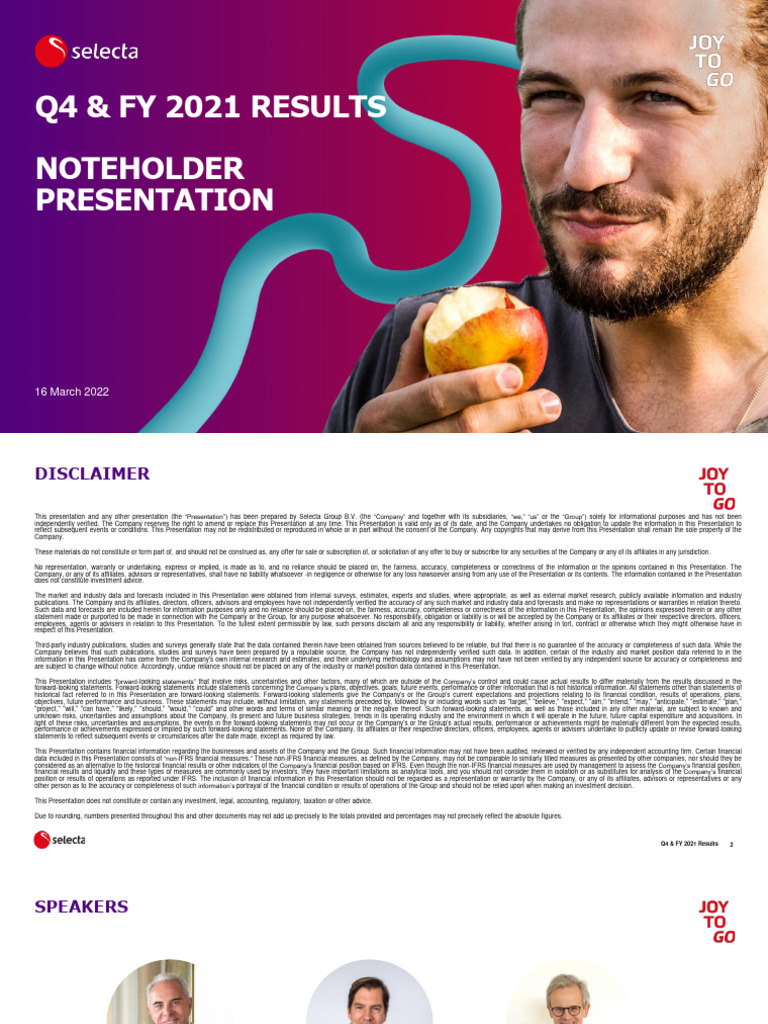 selecta-group-Q4-FY-20 302 | PDF | Risk | Business