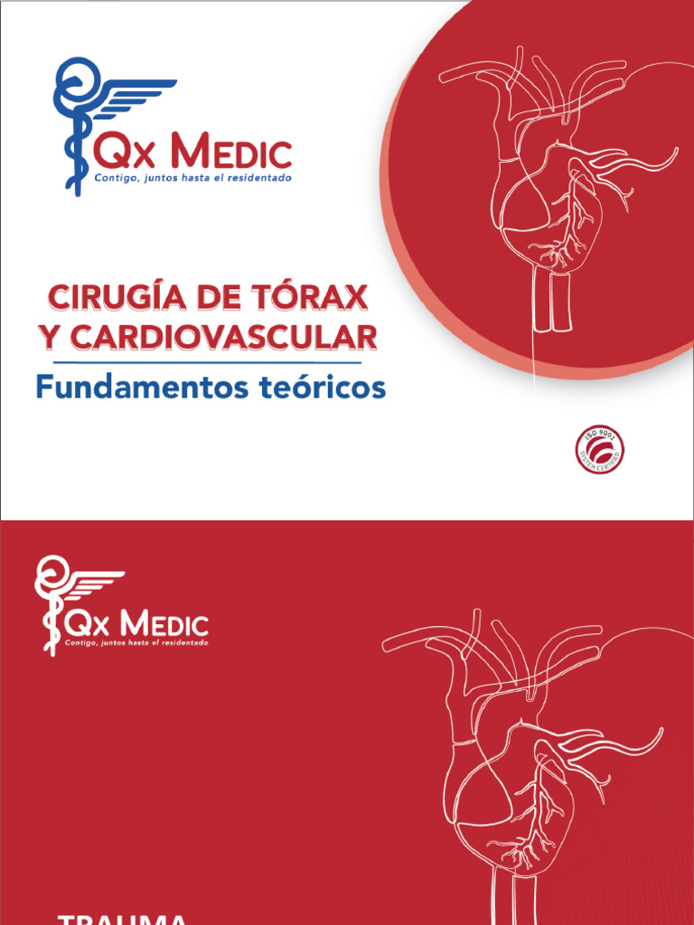Cirugía de Tórax y CV - Fundamentos Teóricos - ENAM 2024 | PDF | Enfermedades cardiovasculares ...