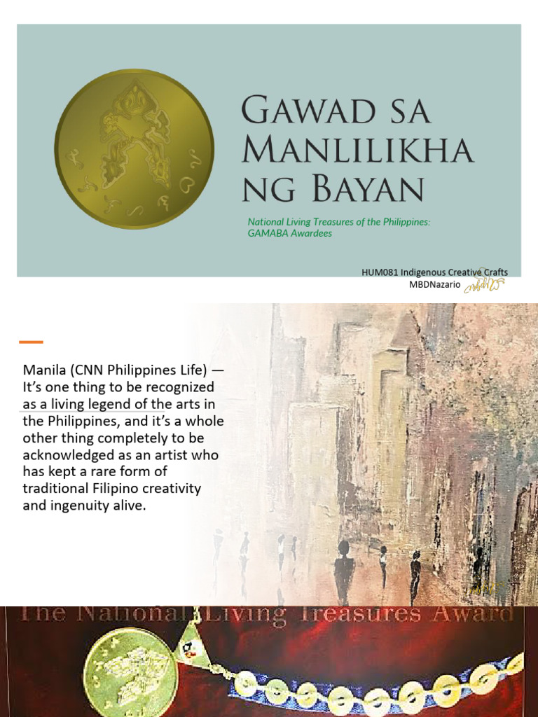 GAMABA Awardees Final | PDF | Weaving