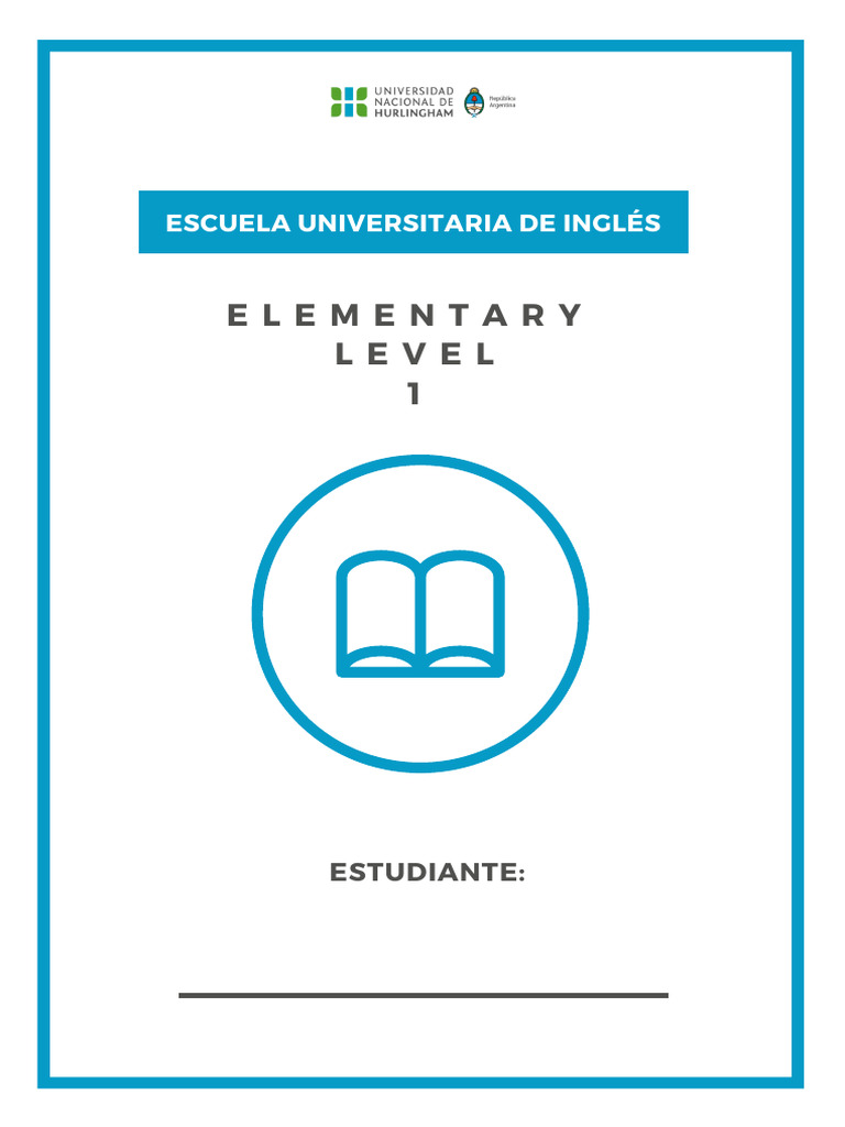 Booklet- Elementary 1 | PDF