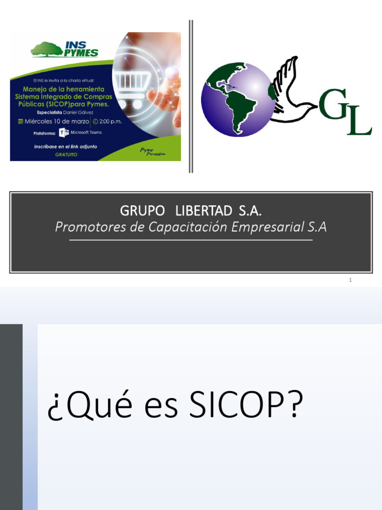 Guía Completa sobre SICOP y Registro de Proveedores | PDF ...